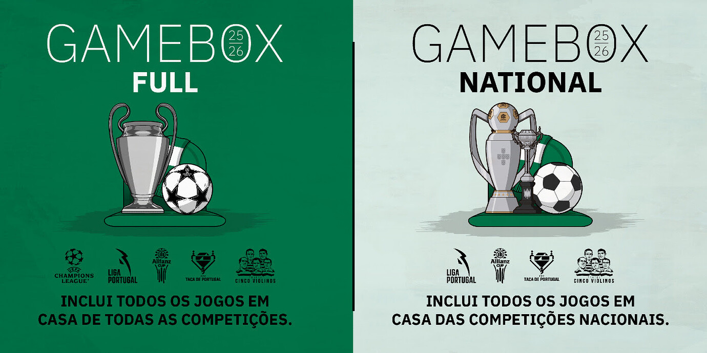 Gamebox 2025/2026 - Universo Sporting - FórumSCP