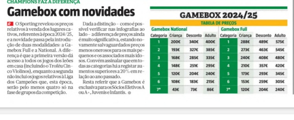 Gamebox 2024/2025 - Página 24 - Universo Sporting - FórumSCP